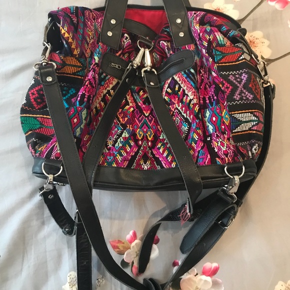 Nena & Co. | Bags | Nena Co Black Leather Convertible Day Bag | Poshmark